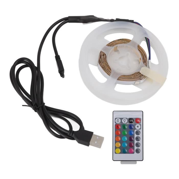 YOSOO 5V RGB LED Strip Lights Bande LED RGB 5V USB RGB LED Strip avec Bluetooth App Control 24 ...