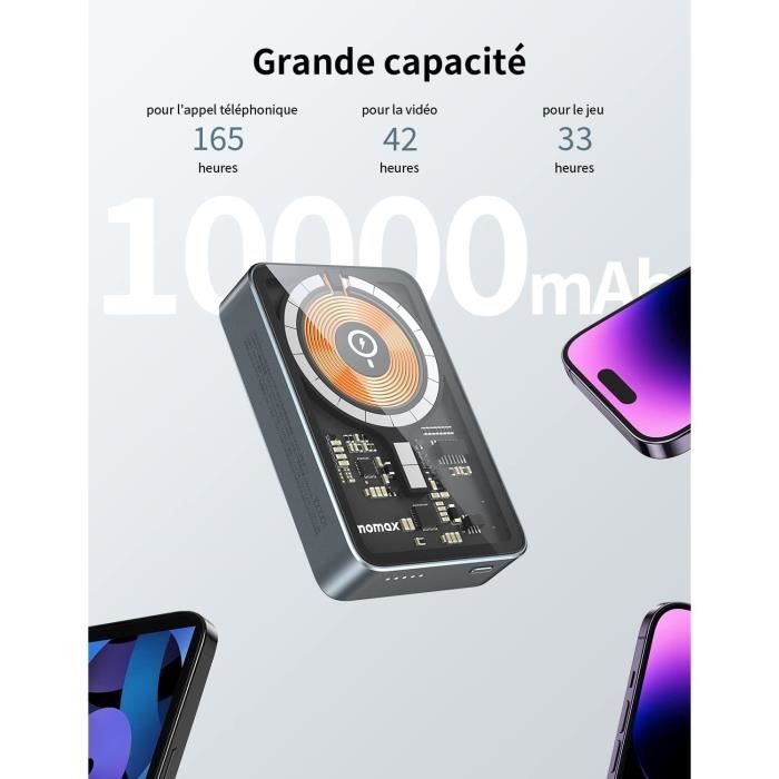 Batterie Externe 10000mah Combien De Charge