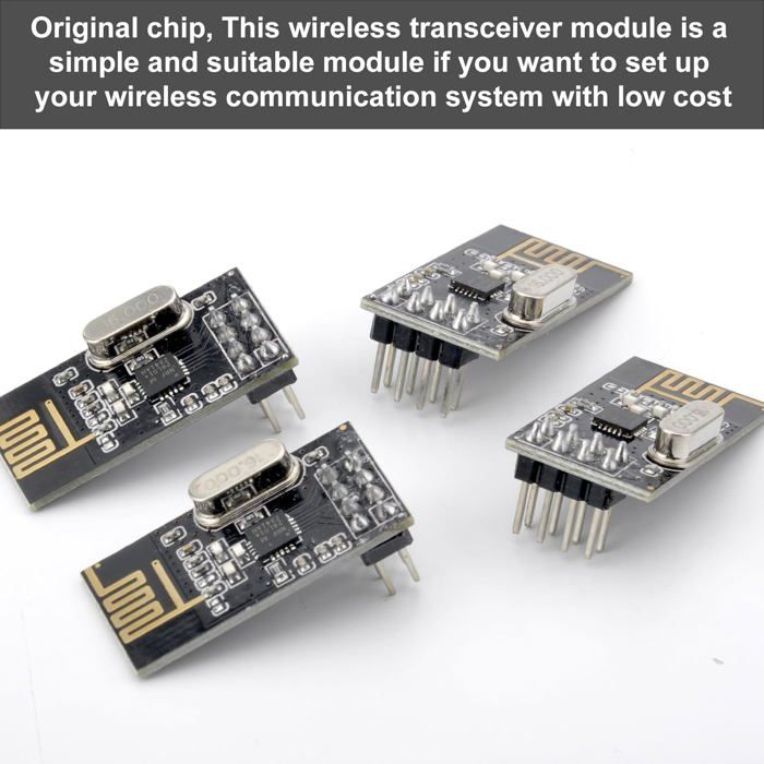 Modules Wireless NRF24l01+, 4 Pièces 2.4G Transceiver, Arduino ...