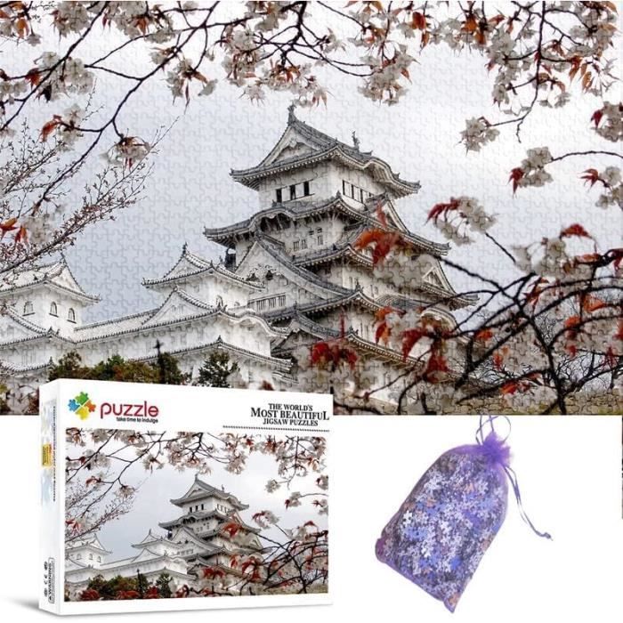 Puzzle 1000 Pièces Pour Adultes Mini Puzzles Château De Himeji, Japon ...