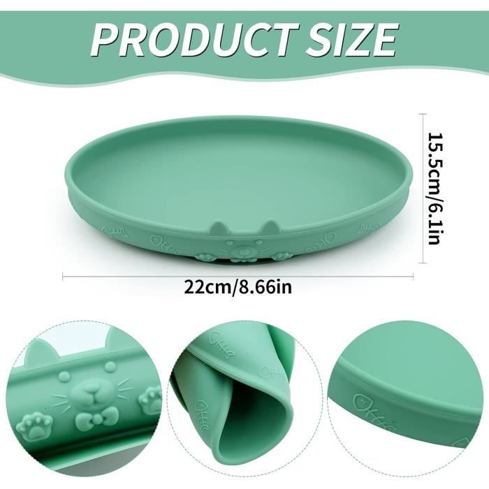 Gamelles pour Chats Silicone pour Chat Bol Chats Plat d'eau de ...