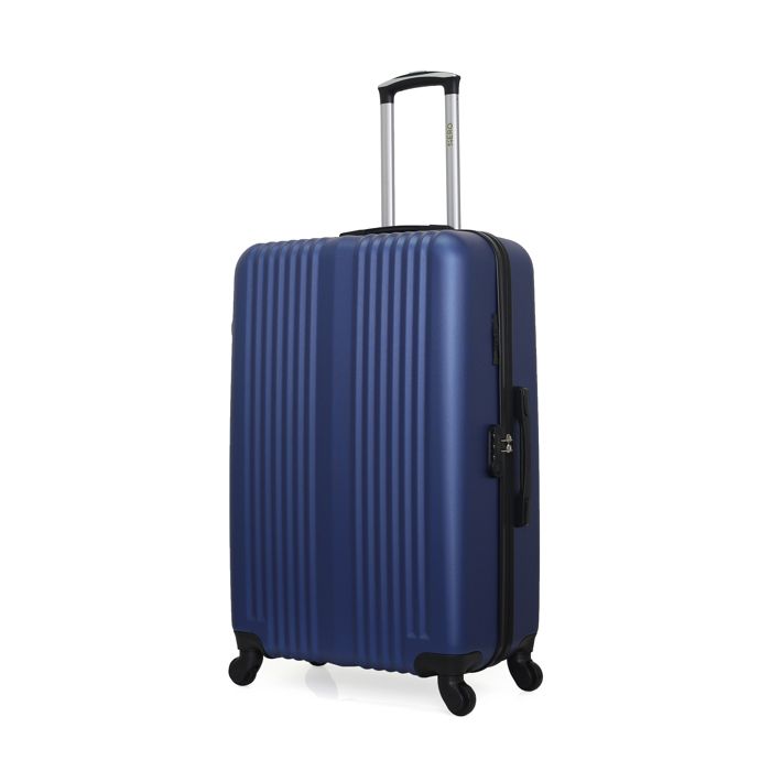 Valise Grand Format LIPARI 4 Roues - bleu - HERO 75x47x29cm