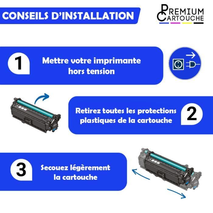 Toner CF473X Magenta Compatible pour HP Color LaserJet Enterprise Flow ...