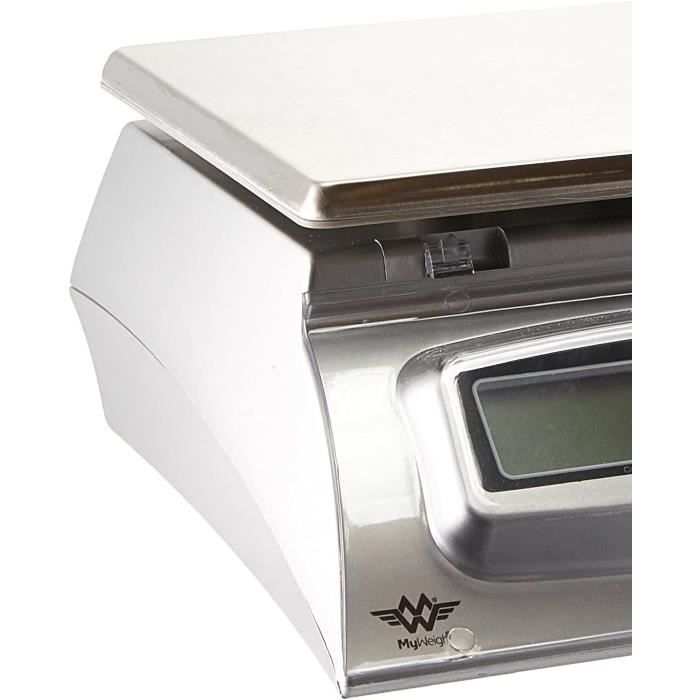 My Weigh Balance de Cuisine 7Kg 1g, INOX, Silber, 17,5x17,5x14 cm206 ...