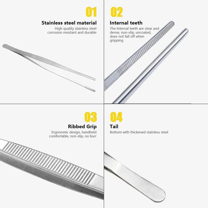 Pincette De Cuisine Acier Inoxydable Pince Cuisine 30 Cm Pince De Chef ...