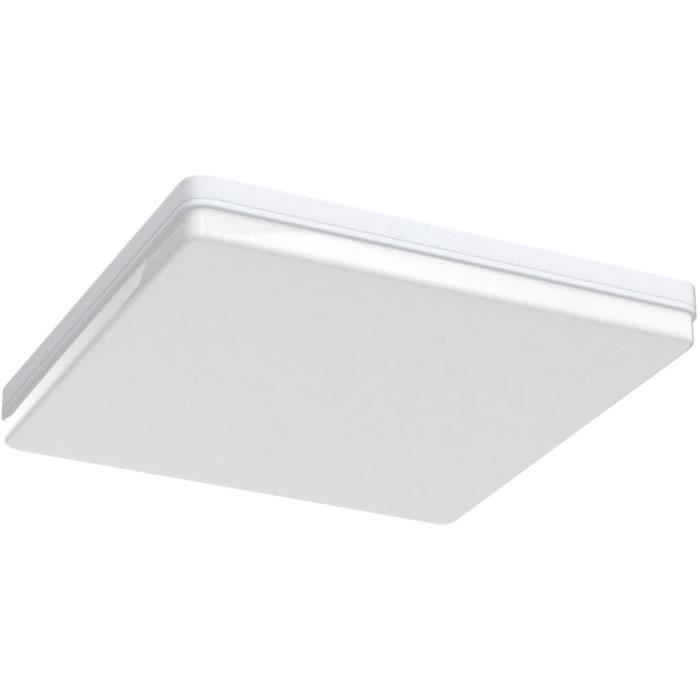 Plafonnier Led Carré 48W, 6500K Lampe de Plafond Panel, Lumiere Moderne ...