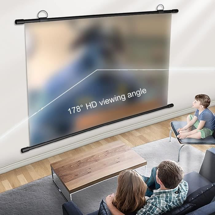 Écran De Projection 4: 3-16: 9 Hd Écran De Cinéma Pour Projecteur ...