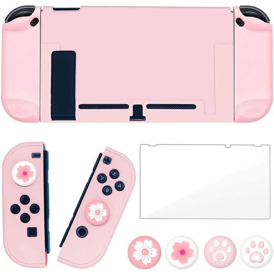 Rose - Juste de protection Dockable rose pour manettes Nintendo Switch ...
