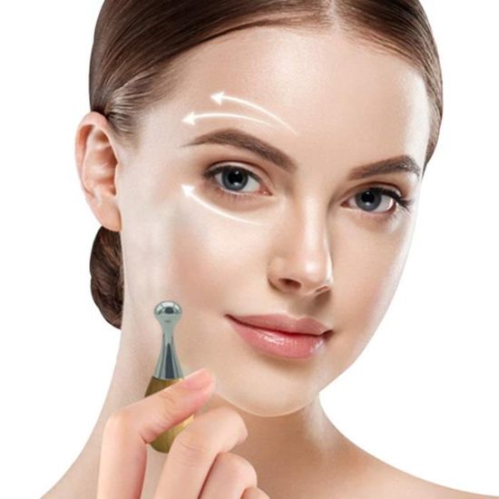 MULTI-Applicateur de crème pour les yeux, poignée en bois, masseur pour ...