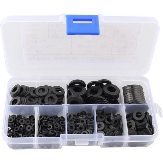 Rondelles - Haljia Lot 500 Rondelle Plastique Plates Nylon M2 M2.5 M3 ...