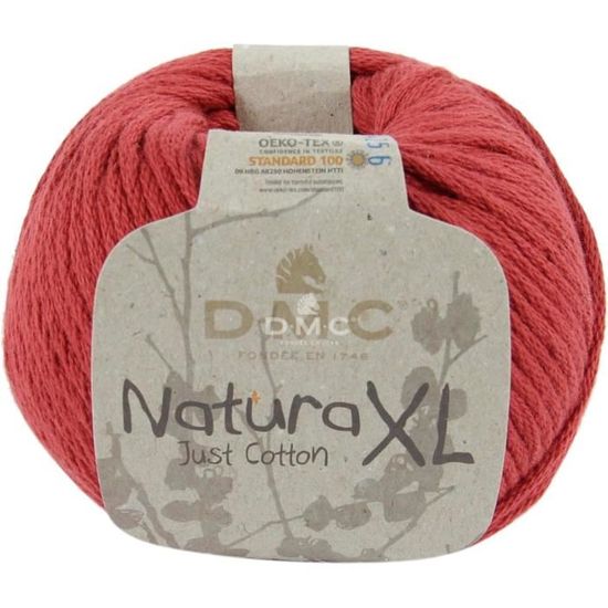 Natura Xl - Pelote De Fil À Tricoter Et À Crocheter | 100% Coton - Idéal Pour Déco, Accessoires ...