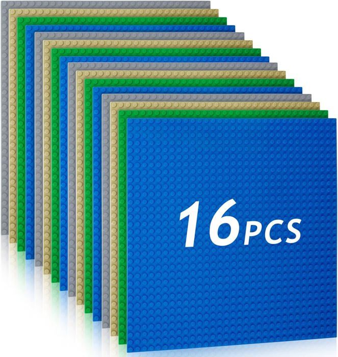 Plaques De Base Classiques,16 Plaques De Base De Blocs De Construction ...