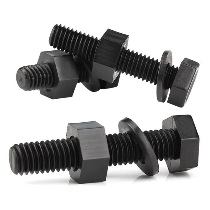 Vis Plastique Nylon Boulons Écrous et Rondelles Assortiment Kit avec ...