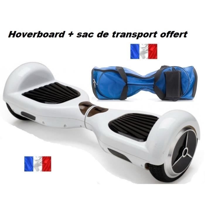 GYROPODE BLANC , mini segway, hoverboard, skate électrique - Cdiscount Auto