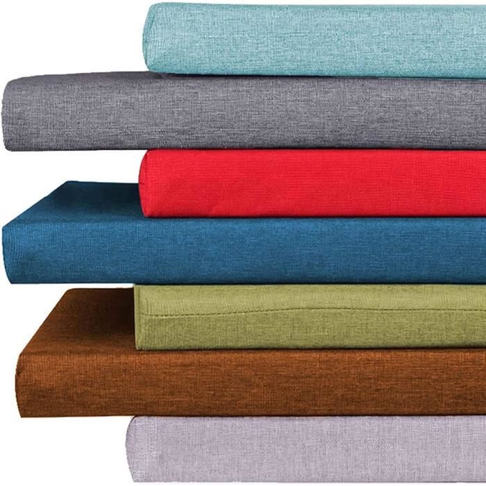 Coussin rectangulaire pour banc de jardin - 120 x 40 x 5 cm - Doux ... Coussin rectangulaire pour banc de jardin - 120 x 40 x 5 cm - Doux ...