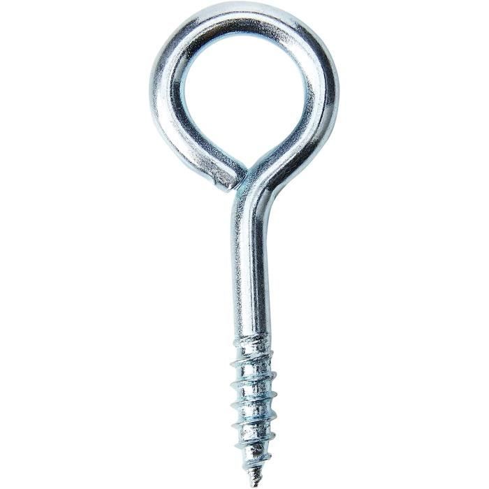 Bulk Hardware BH00319 Paquet de 12 Vis à œil plaquée au Zinc 50 mm[1396 ...