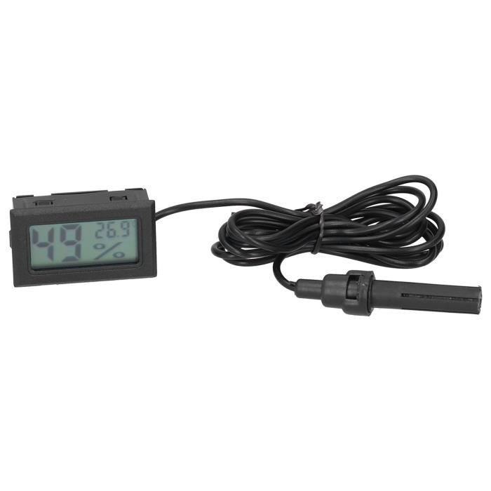 Indicateur de température et d'humidité - DILWE - TS-802 - LCD - Sonde ...