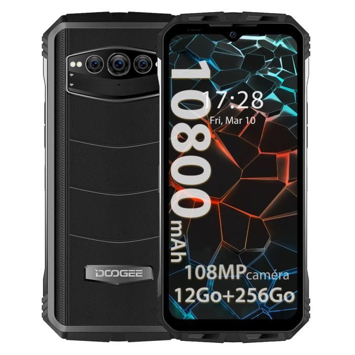 DOOGEE S100 Smartphone Robuste 12Go + 256Go 10800mAh Caméra 108MP ...