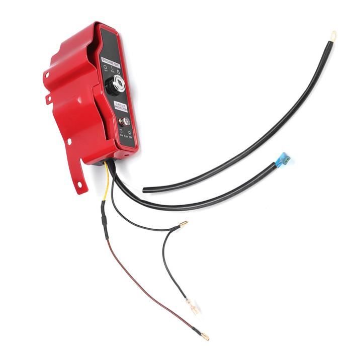 Interrupteur à clé électrique - KEEN SO - DBA02 - Rouge + Noir - Pour ...