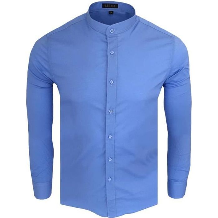 Chemise col officier homme - Cdiscount