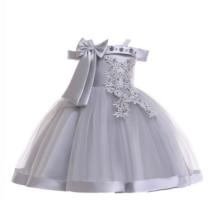 Robe Filles de Princesse Hors épaule Robe de Soirée, élégante Tulle ...