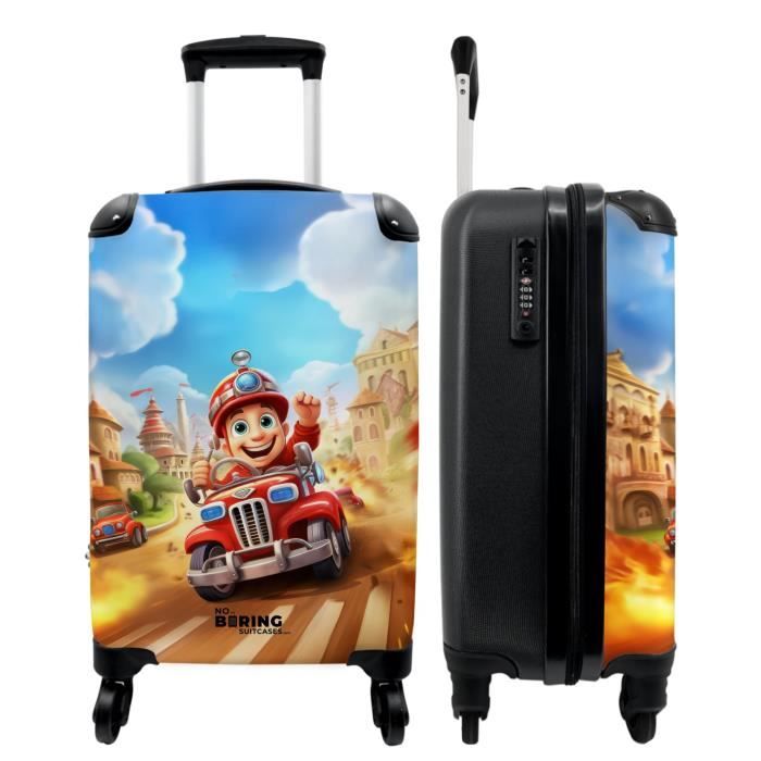 Valise NoBoringSuitcases.com® - Chariot à Bagages à Main Trolley Bagage ...