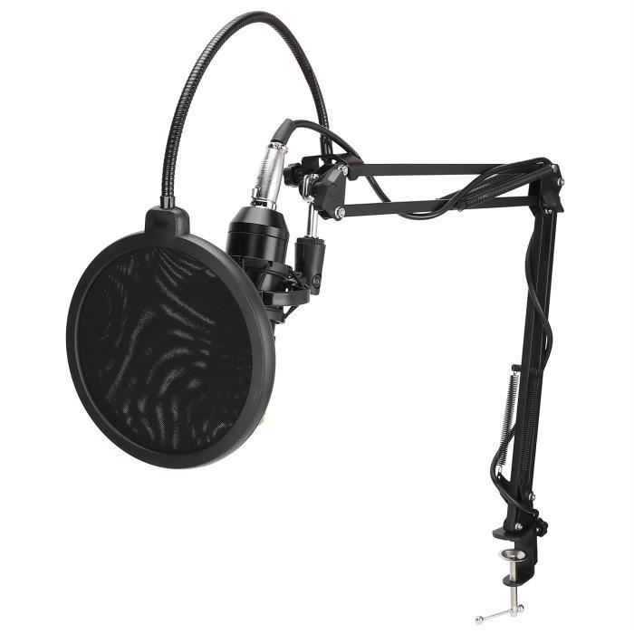 Qqmora Microphone à condensateur de studio Ensemble de Microphones à ...