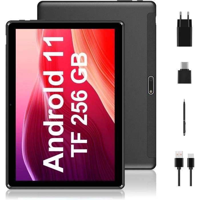 Tablette 10 Pouces Android 11,Wifi Tablette 4Go Ram 64 Go Rom 256 Go ...