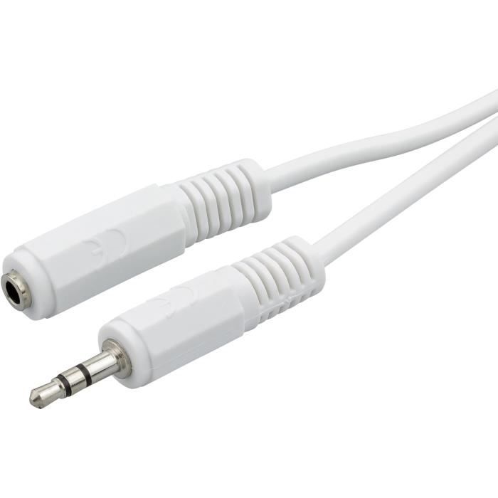 Stereo Rallonge Prise Jack Audio 10M U2013 Rallonge 3.5Mm Jack Mâle ...