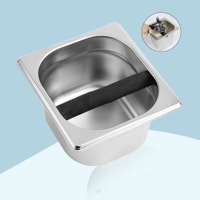 Sonew Knock Boxes Knock Box de Café Récipient d'acier Inoxydable ...