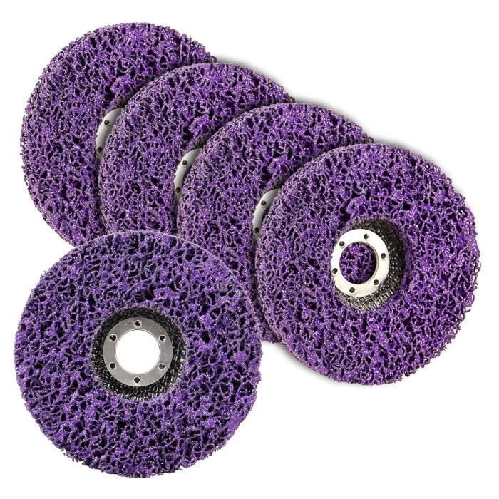 Disques de Nettoyage Meuleuse CSD Disque 125 x 22 mm, 5 Pièces Disque ...