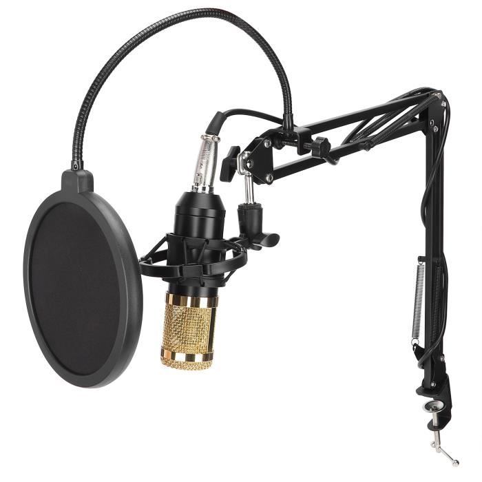 Qqmora Microphone à condensateur de studio Ensemble de Microphones à ...