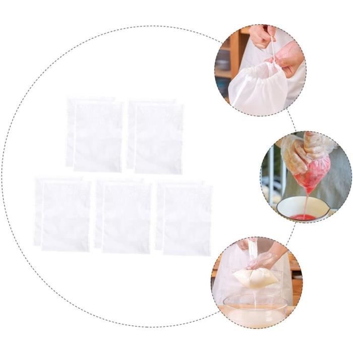 40 Pcs Sac Filtre À Jus Filtre À Café Passoire À Fromage Passoire ...