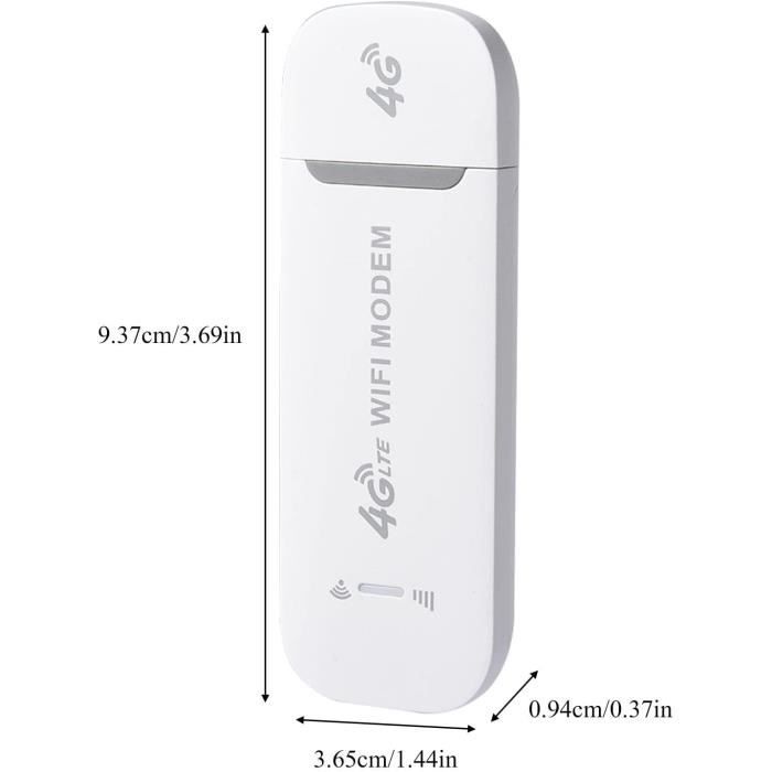 MODEM-ROUTEUR Modem Wi-FI Mobile 4G LTE Bâton de Modem de Intelligent ...