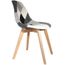 Chaise scandinave Patchwork gris Autres Gris - Cdiscount Maison