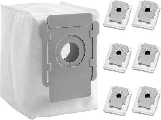 [6 Pièces] Sac Poussière Amélioré 5 Couches Compatible Avec Irobot Roomba I7 S9 I3 I4 I8 I6 ...