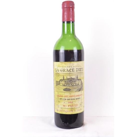 Saint-émilion château la grâce dieu grand cru (niveau bas) rouge 1964 - bordeaux - La cave Cdiscount
