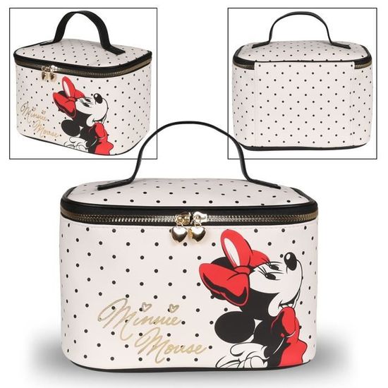 Trousse de maquillage - Disney - Minnie Mouse - Beige - 24x15x15cm ...