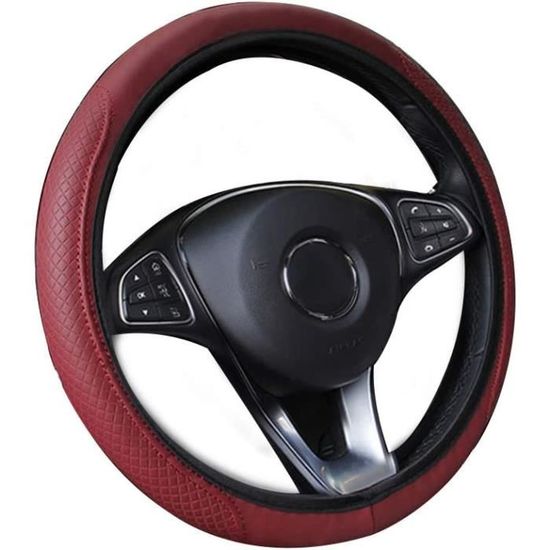 Couvre Volant En Cuir Microfibre Respirant Et Antidérapant Universel M ...