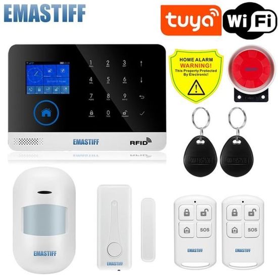 Panneau W2B WiFi GSM - Système D'alarme De Sécurité Domestique Sans Fil ...