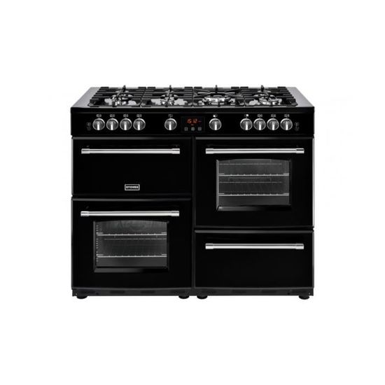 Piano de cuisson Stoves GOURMET 110CM GAZ NOIR - PGOUR110DFTBLK ...