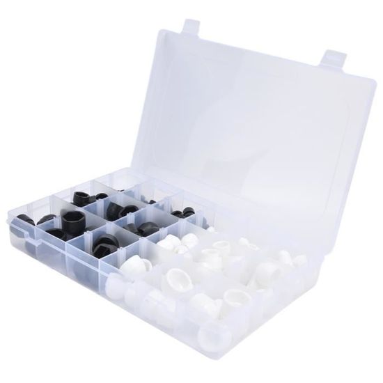 YOSOO caches boulons Kit d'assortiment de capuchons à vis de boulon de couvercle d'écrou ...