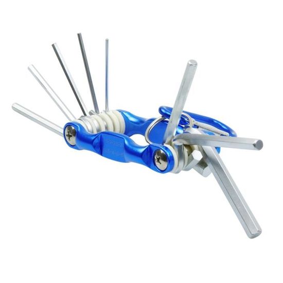 CLE A MOLETTE,SET B--Clé hexagonale pliante en métal, jeu de clés Allen ...