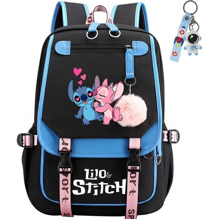 Cartable stitch Sac A Dos Stitch tudiant Cartable tudiant Cartable fille garons HSG703 noir ...