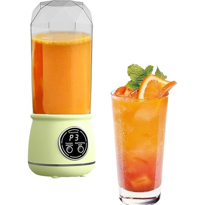 Mixeur Rechargeable,Mélangeur 550 ml Personnel Sans Fil Puissant pour ...