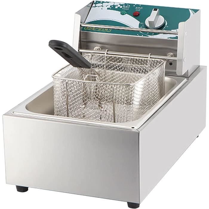 Friteuse électrique Professionnelle 2500 W, friteuse en Acier ...