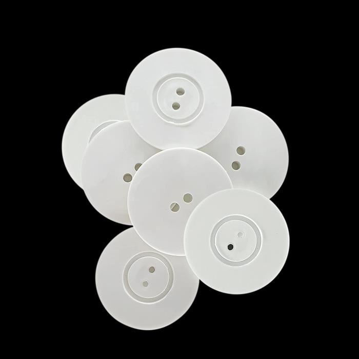 Lot de 20 boutons de mercerie pour travaux manuels, forme ronde, en ...