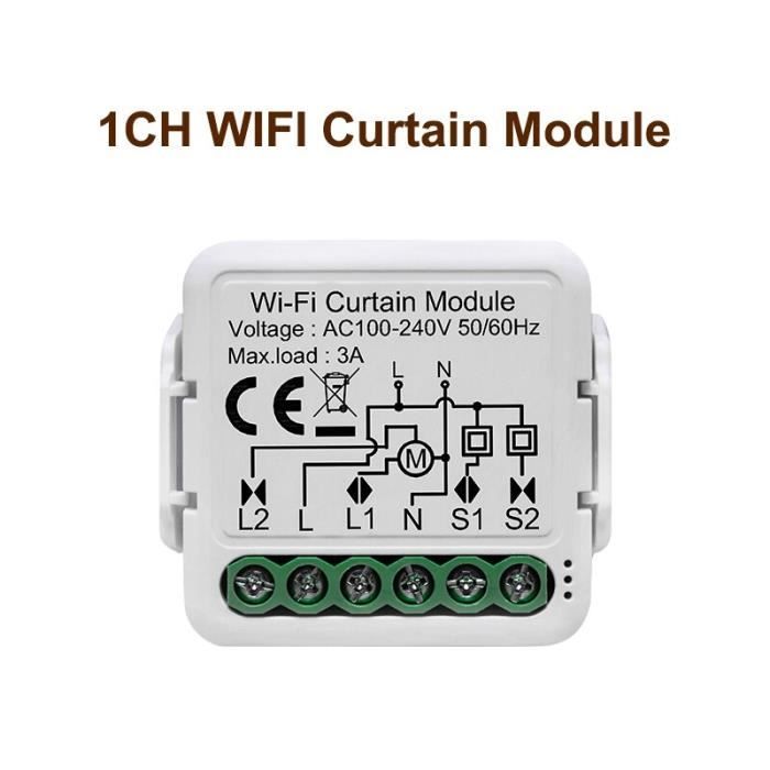 Module de volet roulant - Tuya - Interrupteur Wifi intelligent - 1 Gang ...