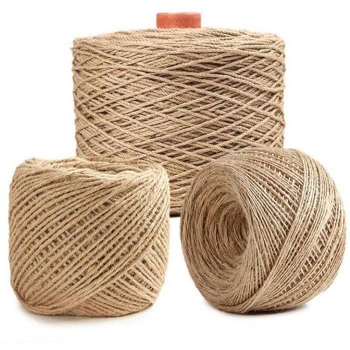 Corde en Jute Naturelle, Corde de Jute Solide 40M Longueur Twisted ...