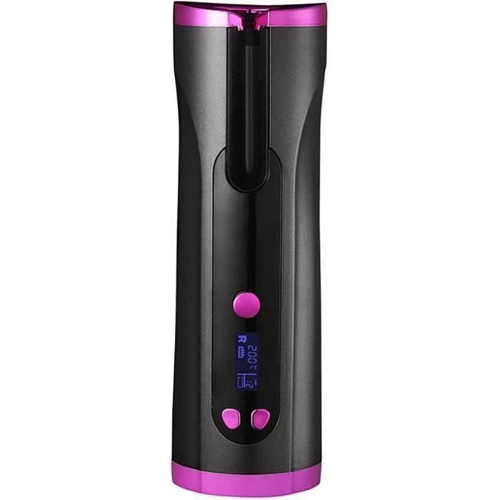 Boucleur a Cheveux Automatique, Bigoudis Sans Fil Rechargeable, Chauffage Rapide, Fer à Friser ...
